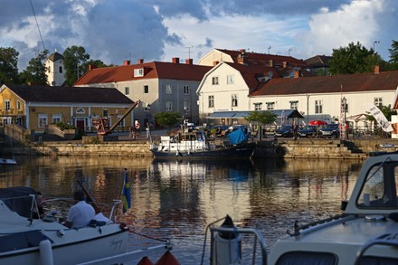 Harbor City Askersund Sweden Editorial Stock Photo - Stock Image ...