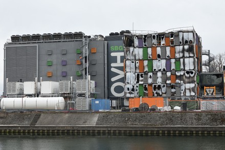 Fire At OVH Datacenter Building - Strasbourg, France - 23 Mar 2021 ...