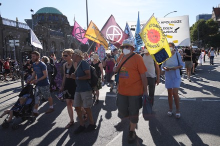 Protesters March During Demonstration System Change Editorial Stock ...