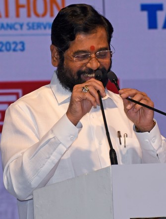 Maharashtra Chief Minister Eknath Shinde Addresses Editorial Stock ...