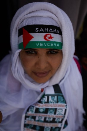 Sahrawis Watch Soldiers March Parade During Editorial Stock Photo ...