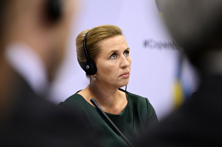 Danish Prime Minister Mette Frederiksen Listens Editorial Stock Photo ...