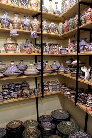 Porcelain Shop Fez Moroccoporcelain Store Fez Editorial Stock Photo ...