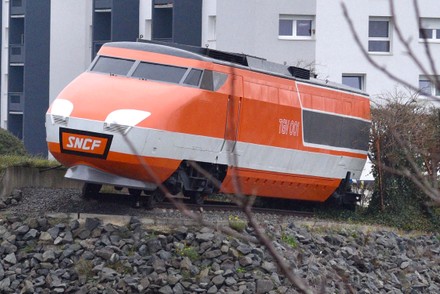 Tgv 001 Sncfs First Experimental Turbotrain Editorial Stock Photo ...