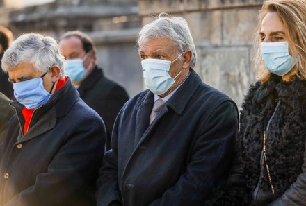 Gilbert Mitterrand During Tribute Ceremony Tomb Editorial Stock Photo ...