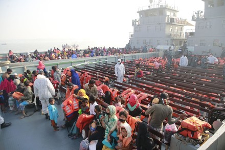 Rohingya Refugees Take Bhashan Char Chattogram Editorial Stock Photo ...