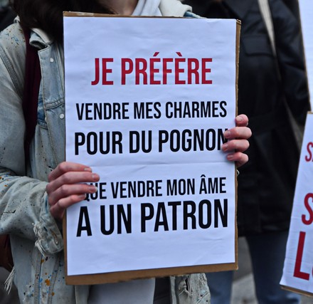 __COUNT__ Demonstration Called By Sex Workers - Paris, France - 17 Dec ...