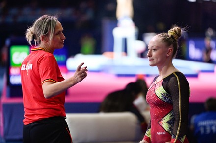 Belgian Gymnast Lisa Vaelen Belgian Gymnastic Editorial Stock Photo ...