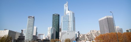 General View Deloitte Ariane Total Buildings Editorial Stock Photo ...