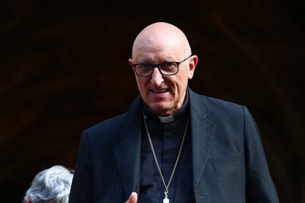 Monseigneur Dominique Rey During Funeral Ceremony Editorial Stock Photo ...