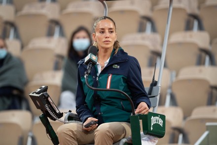 Chair Umpire Marijana Veljovic Looks On Editorial Stock Photo - Stock ...
