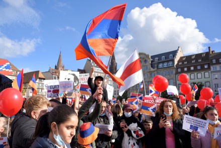 More Than Thousand People Marching Peace Editorial Stock Photo - Stock ...