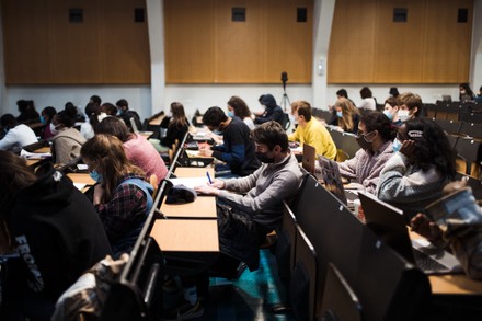Students Work Amphitheatre Class Brodcast Other Editorial Stock Photo ...