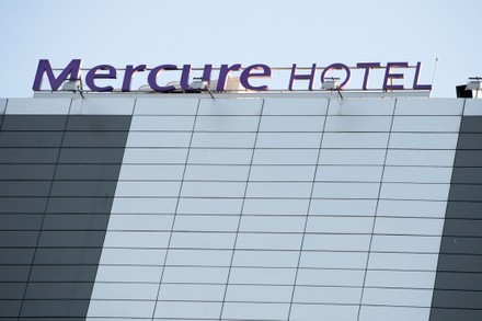 Shop Sign Mercure Hotel On November Editorial Stock Photo - Stock Image ...