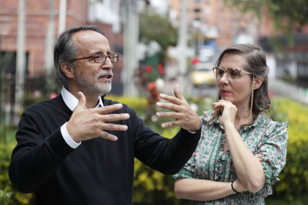 Cartoonist Alfredo Garzon Speaks During Interview Editorial Stock Photo ...