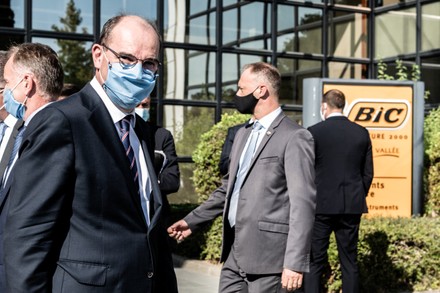 __COUNT__ Jean Castex Visits BIC Factory - Montevrain, France - 14 Sep ...
