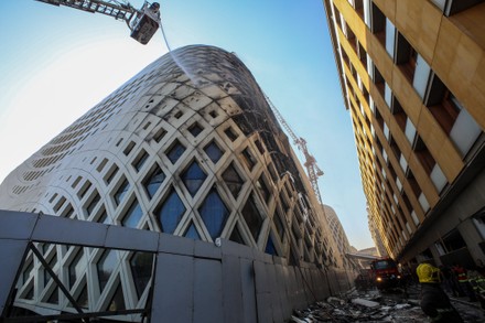 Fire Broke Out This Zaha Hadid Editorial Stock Photo - Stock Image ...