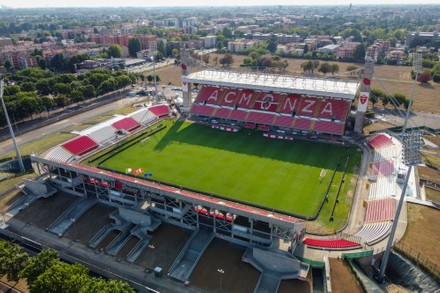 Drone View Of U-Power Stadium In Monza, Italy - 12 Aug 2022 Stock ...