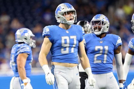 Detroit Lions Defensive End Aidan Hutchinson Editorial Stock Photo ...