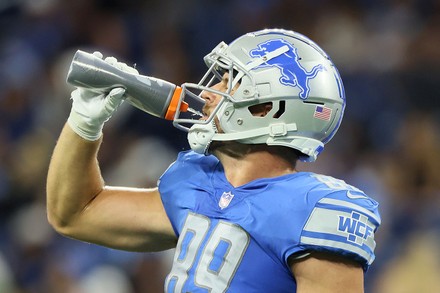 Tight End Brock Wright 89 Detroit Editorial Stock Photo - Stock Image ...