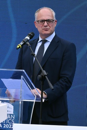 Mayor Rome Roberto Gualtieri During European Editorial Stock Photo ...