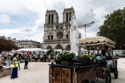 Virgin Mary Procession - Paris, France - 14 Aug 2020 Stock Pictures ...