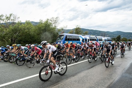 Handout Tour De France Peloton During Editorial Stock Photo - Stock ...