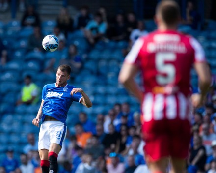 Ben Davies Rangers During Scottish Premiership Editorial Stock Photo ...