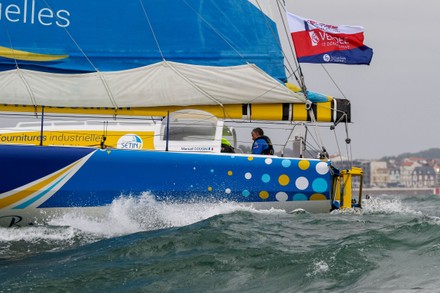Imoca 60 Monohull Groupe Setin On Editorial Stock Photo - Stock Image ...