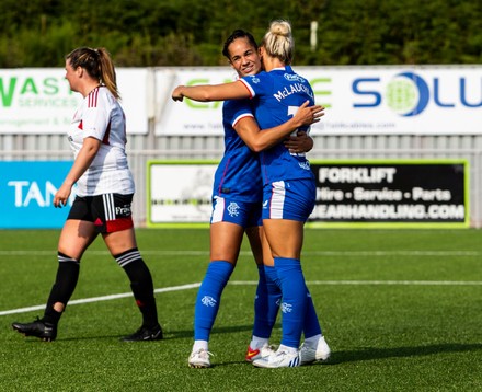 Rangers Womens Defender Rachel Mclauchlan Celebrates Editorial Stock ...