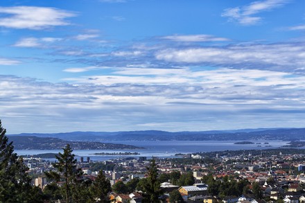 View Summit Grefsenkollen View City Oslofjord Editorial Stock Photo ...