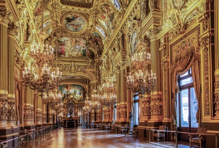 Lobby Grand Foyer Opera Garnier Palais Editorial Stock Photo - Stock ...