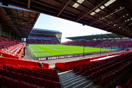 General View Pittodrie During Cinch Scottish Editorial Stock Photo ...