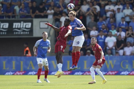 Portsmouth Defender Sean Raggett Heads Ball Editorial Stock Photo ...
