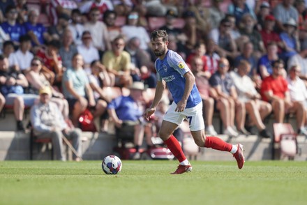 Portsmouth Defender Joe Rafferty Action During Editorial Stock Photo ...