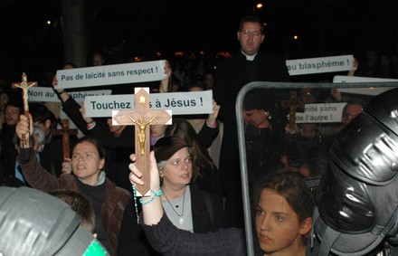 Fundamentalist Christians Protesting Against Romeo Castelluccis ...