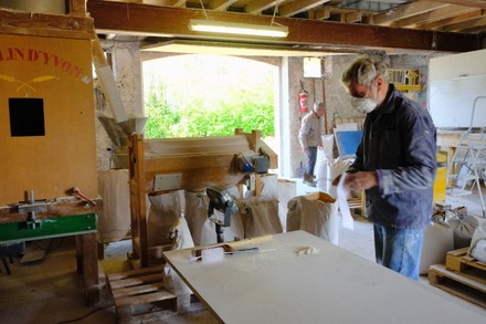 Organic Miller At Work - France, Molandier - 15 Apr 2020 Stock Pictures ...