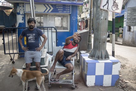 Two Men Loiter Open During Total Editorial Stock Photo - Stock Image ...