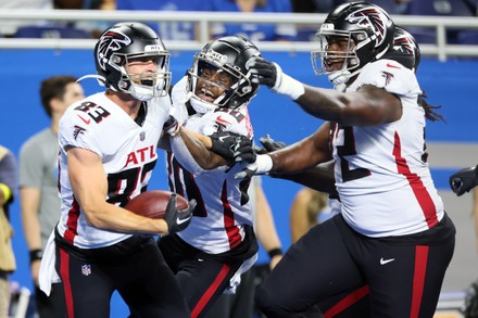 Wide Receiver Jared Bernhardt 83 Atlanta Editorial Stock Photo - Stock ...