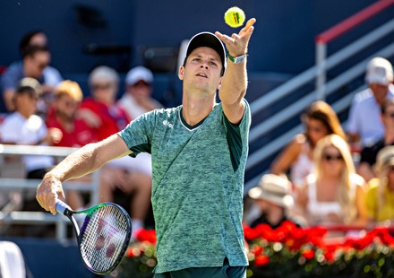 Hubert Hurkacz Poland Serves During Mens Editorial Stock Photo - Stock Image | Shutterstock