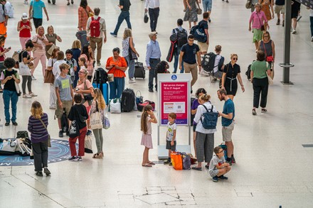 Sign Announcing Strike Action Busy Waterloo Editorial Stock Photo ...