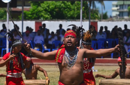 Cultural Troupe Garo Tribe Performs Traditional Editorial Stock Photo ...