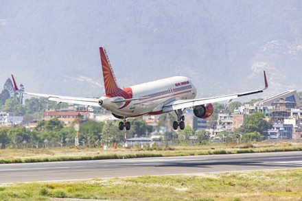 Air India Airbus A320 Aircraft Seen Editorial Stock Photo - Stock Image ...