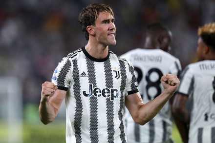 Dusan Vlahovic Juventus Fc Celebrates After Editorial Stock Photo ...