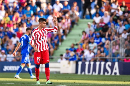 Alvaro Morata Celebrates Goal During La Editorial Stock Photo - Stock ...