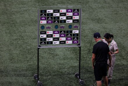 Sponsors Interview Board Editorial Stock Photo - Stock Image | Shutterstock