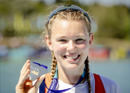 Karolien Florijn Poses Gold Medal After Editorial Stock Photo - Stock ...