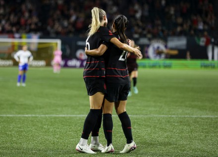 Portland Thorns During Warmups While Sun Editorial Stock Photo - Stock ...