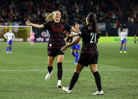 Marissa Everett Portland Thorns Reacts After Editorial Stock Photo ...