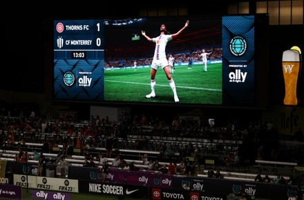Fifa 23 Displayed On Large Screen Editorial Stock Photo - Stock Image ...